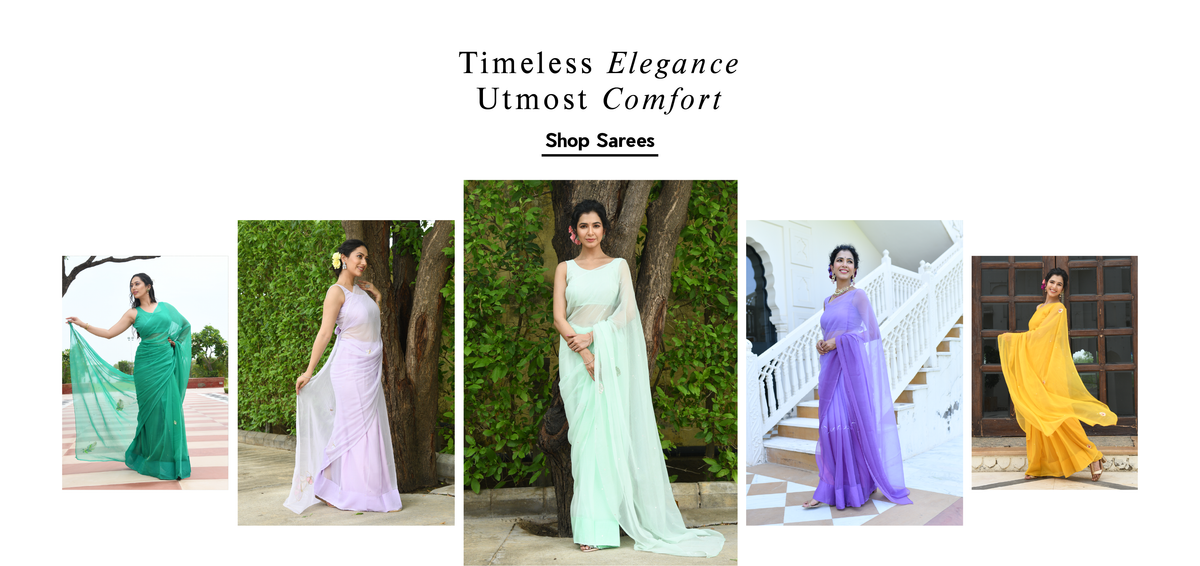 Buy Women Ethnic Wear, Sarees, Lenghas, Dresses | Mulmul