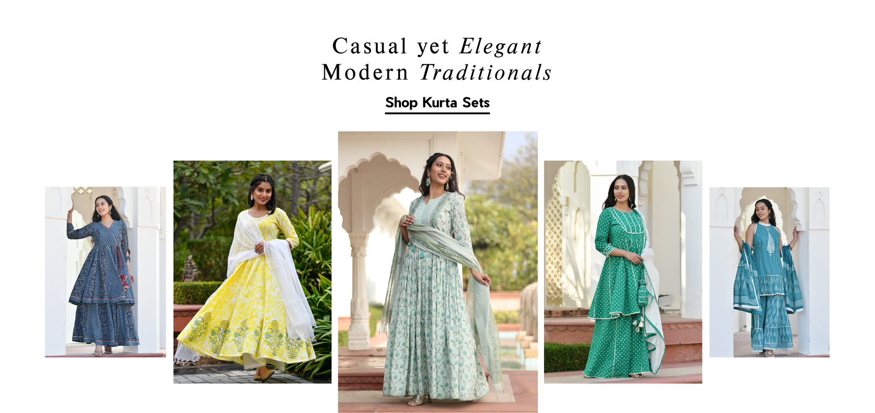 Buy Women Ethnic Wear, Sarees, Lenghas, Dresses | Mulmul